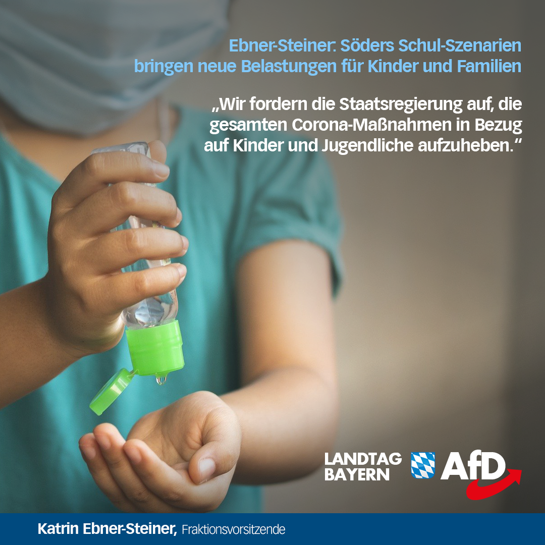 Ebner-Steiner: Söders Schul-Szenarien bringen neue Belastungen für ...