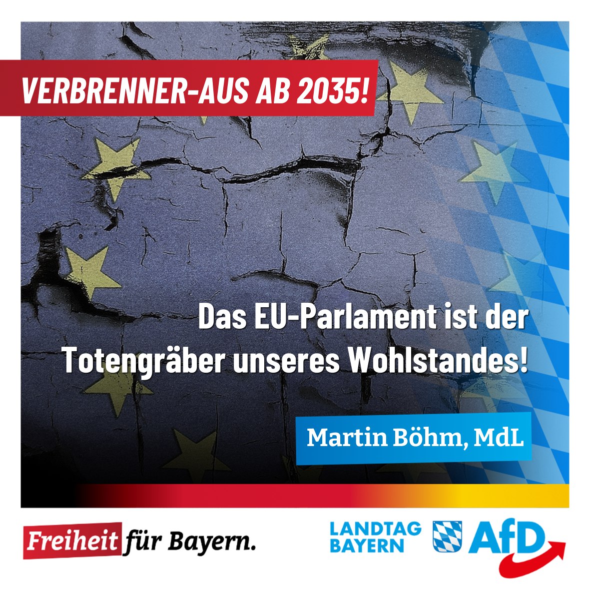 Martin Böhm: Das EU-Parlament ist der Totengräber unseres Wohlstandes ... Martin Böhm: Das EU-Parlament ist der Totengräber unseres Wohlstandes ...