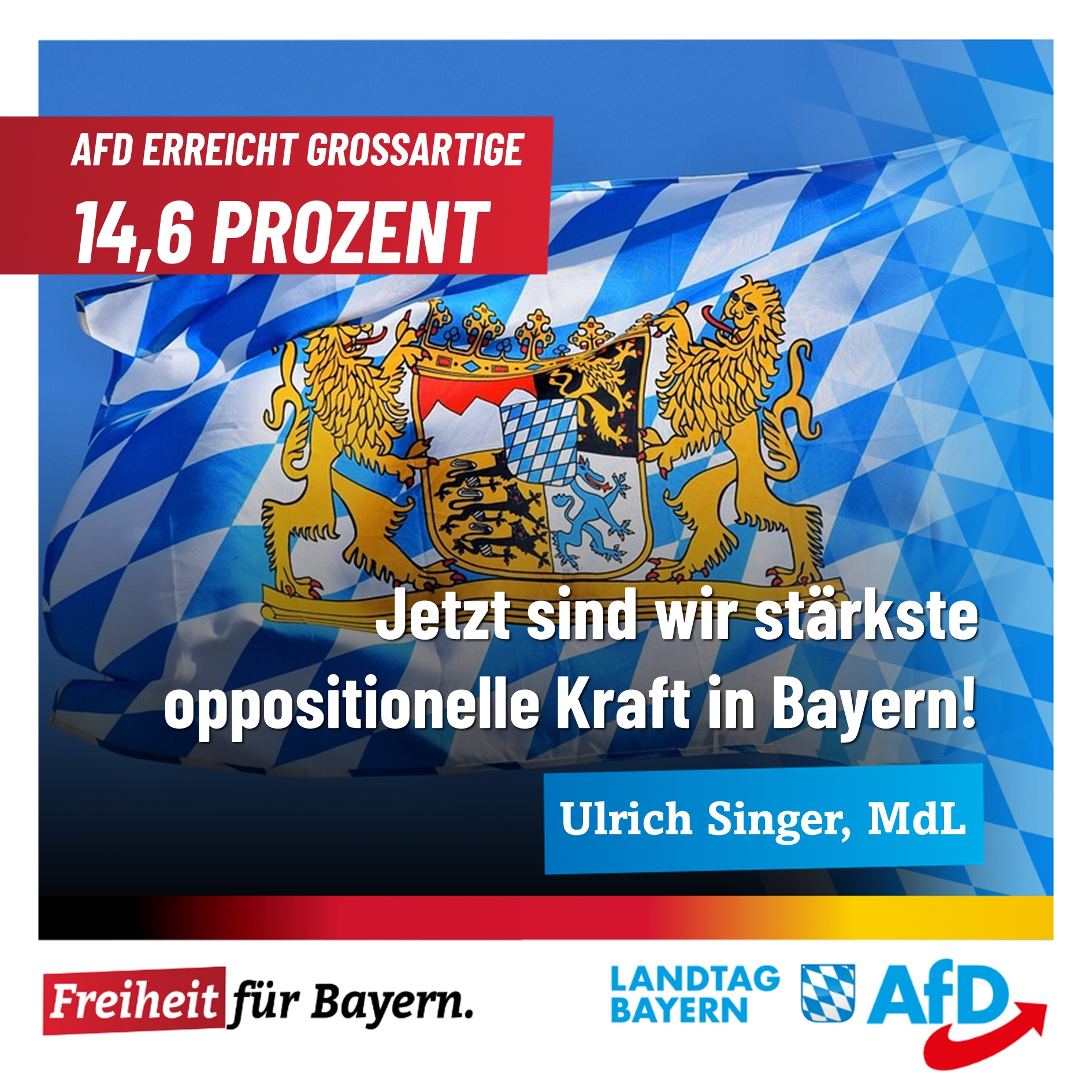 Ulrich Singer: AfD erreicht großartige 14,6 Prozent – Jetzt sind wir ...