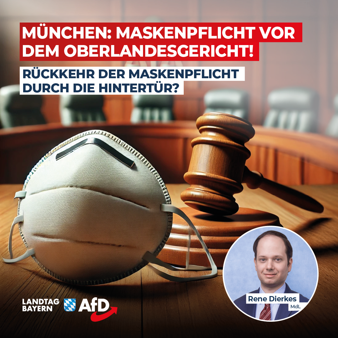 Rene Dierkes: FFP2-Maske vor dem Oberlandesgericht München ...
